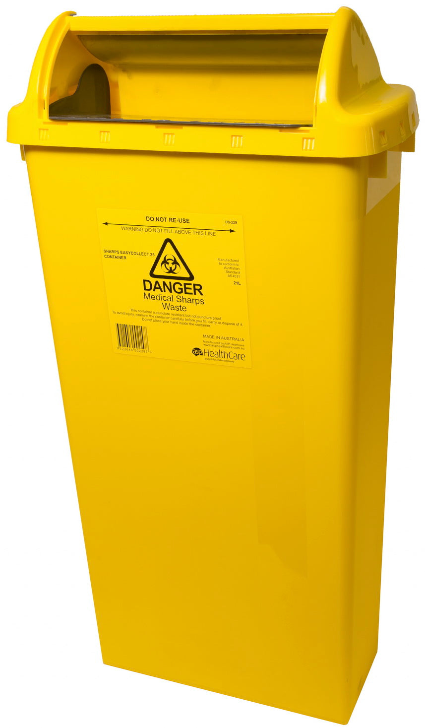 SHARPS EASYCOLLECT 25L (21L FILL LINE) - Star Hygiene