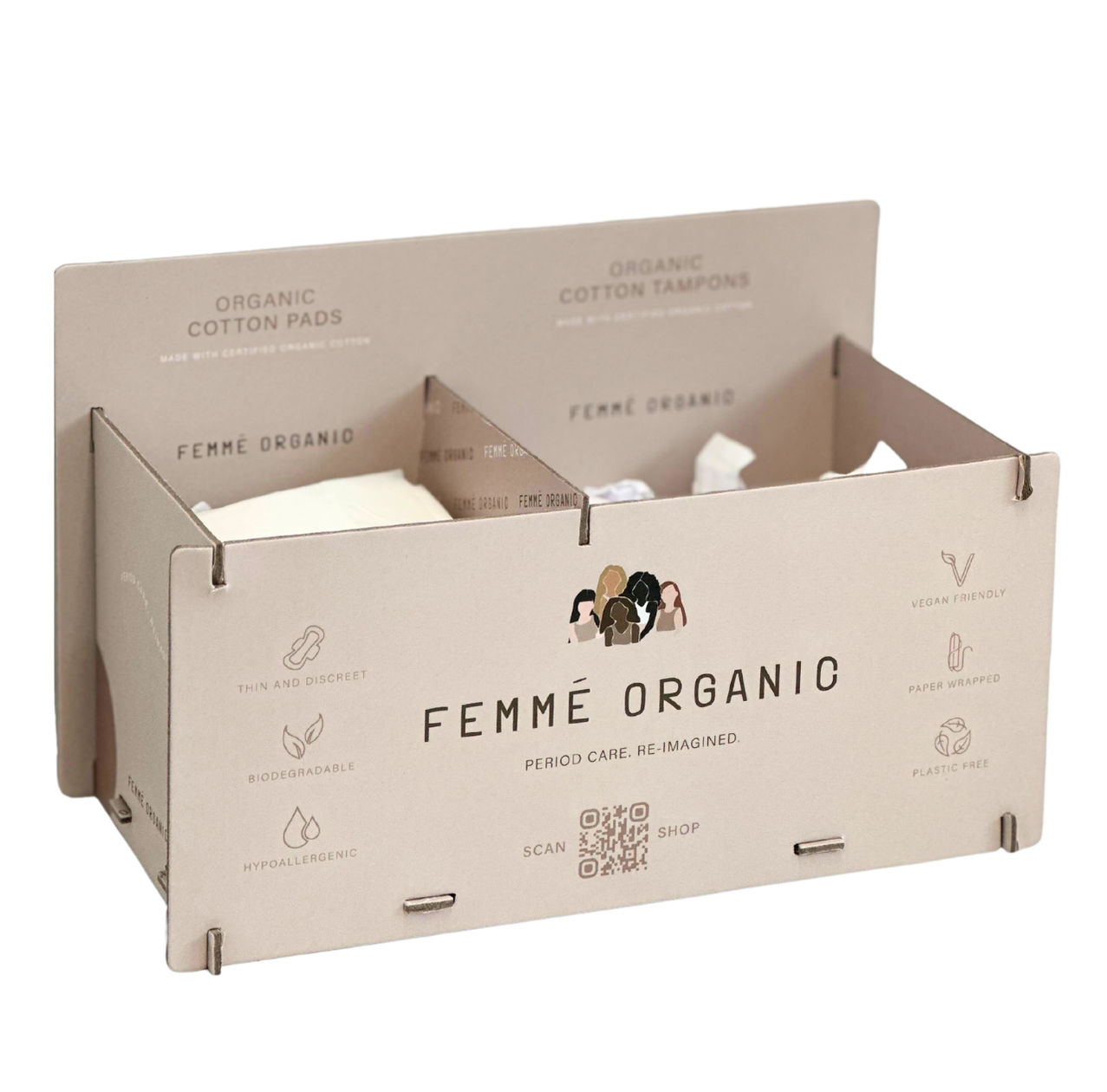 Femmé Organic Bathroom Boxes - Star Hygiene