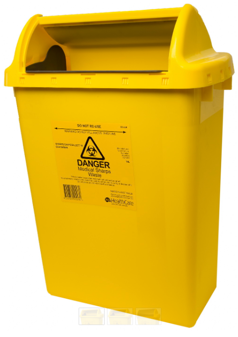 EASY COLLECT 18L SHARPS DISPOSAL UNIT (14L FILL LINE) - Star Hygiene